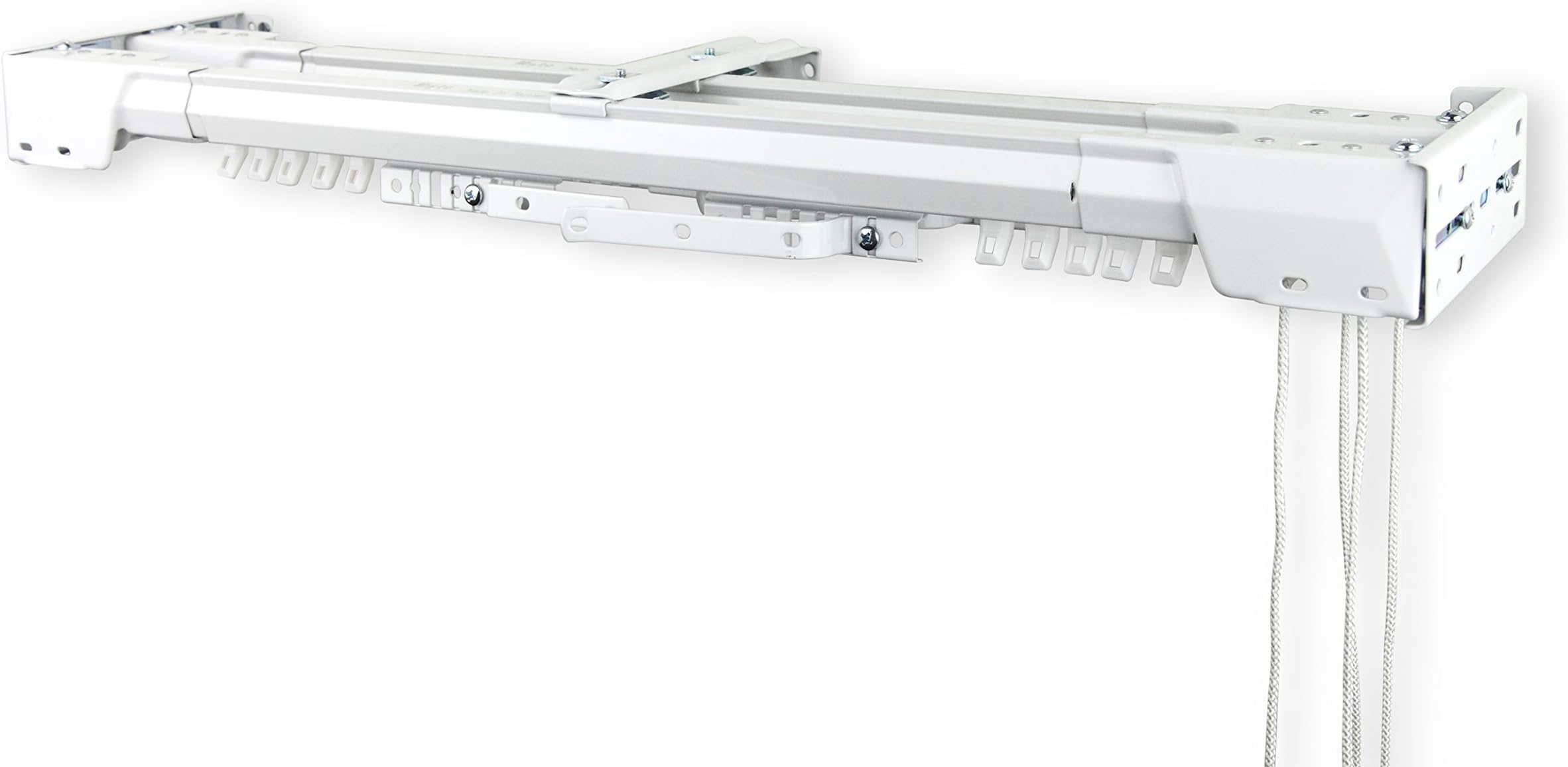 Amazon.com: Rod Desyne Heavy Duty Double Traverse Rod, 84" - 156 ...