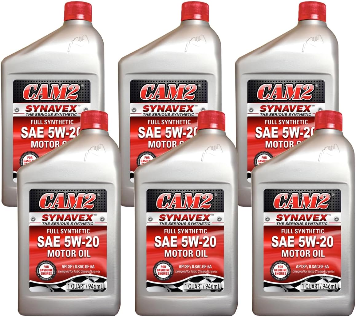 Amazon.com: CAM2 SYNAVEX 5W-20 SP/GF-6A FULL SYNTHETIC ENGINE OIL - 6/1 ...
