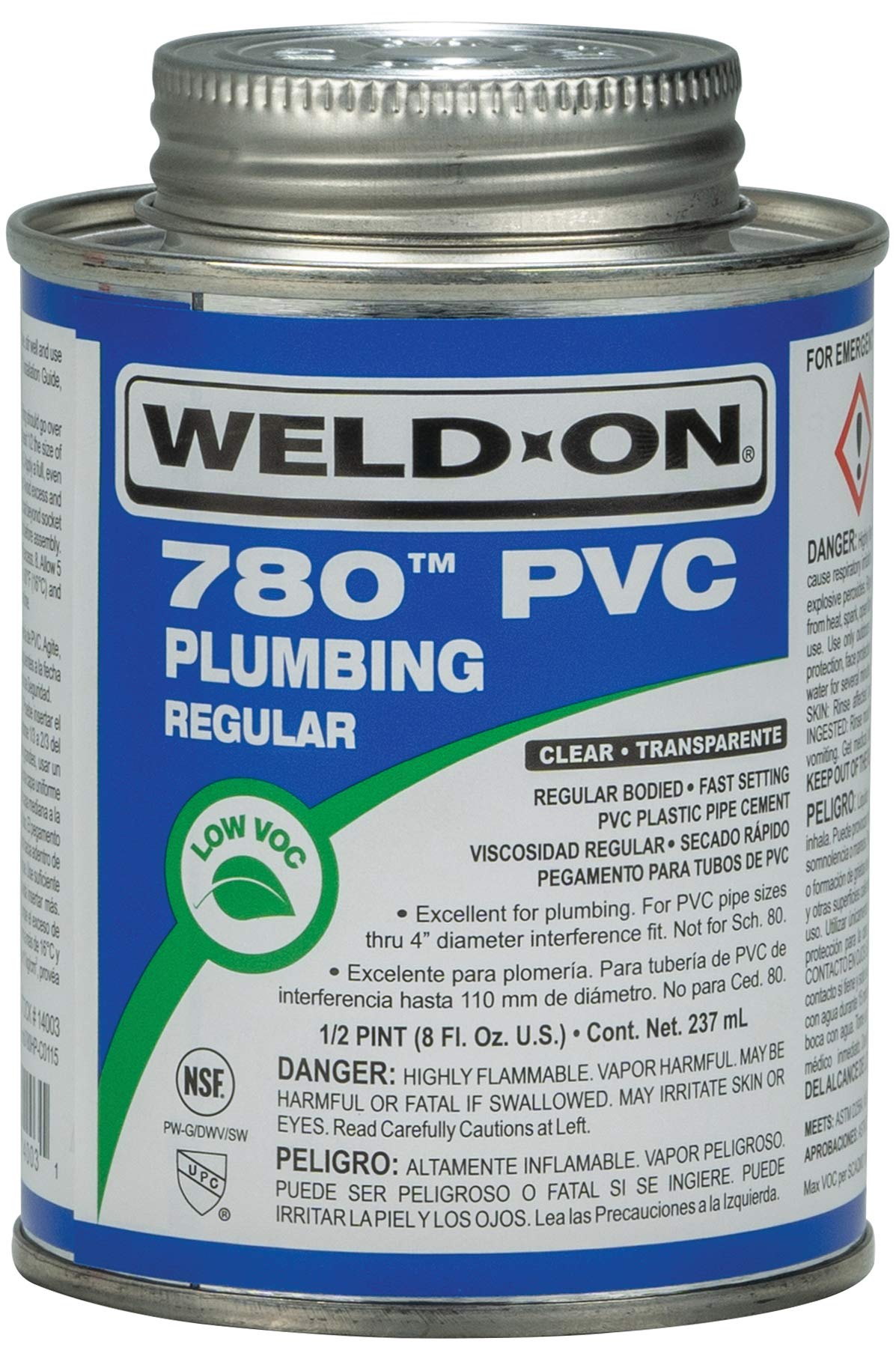 Snapklik.com : Weld-On 14003 780 PVC Regular-Bodied High Strength ...