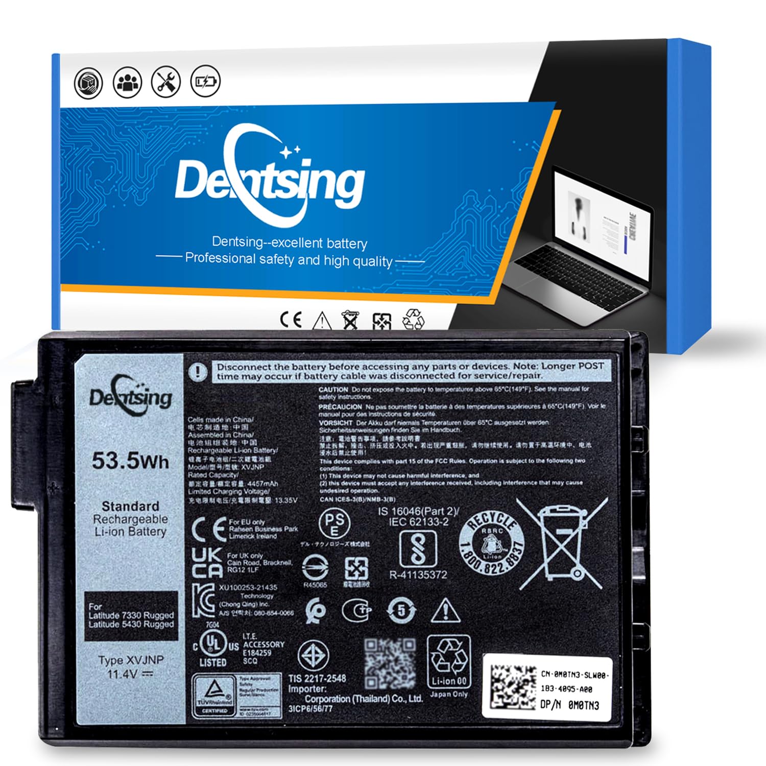 Amazon.com: XVJNP Laptop Battery Compatible with Dell Latitude 5430 ...