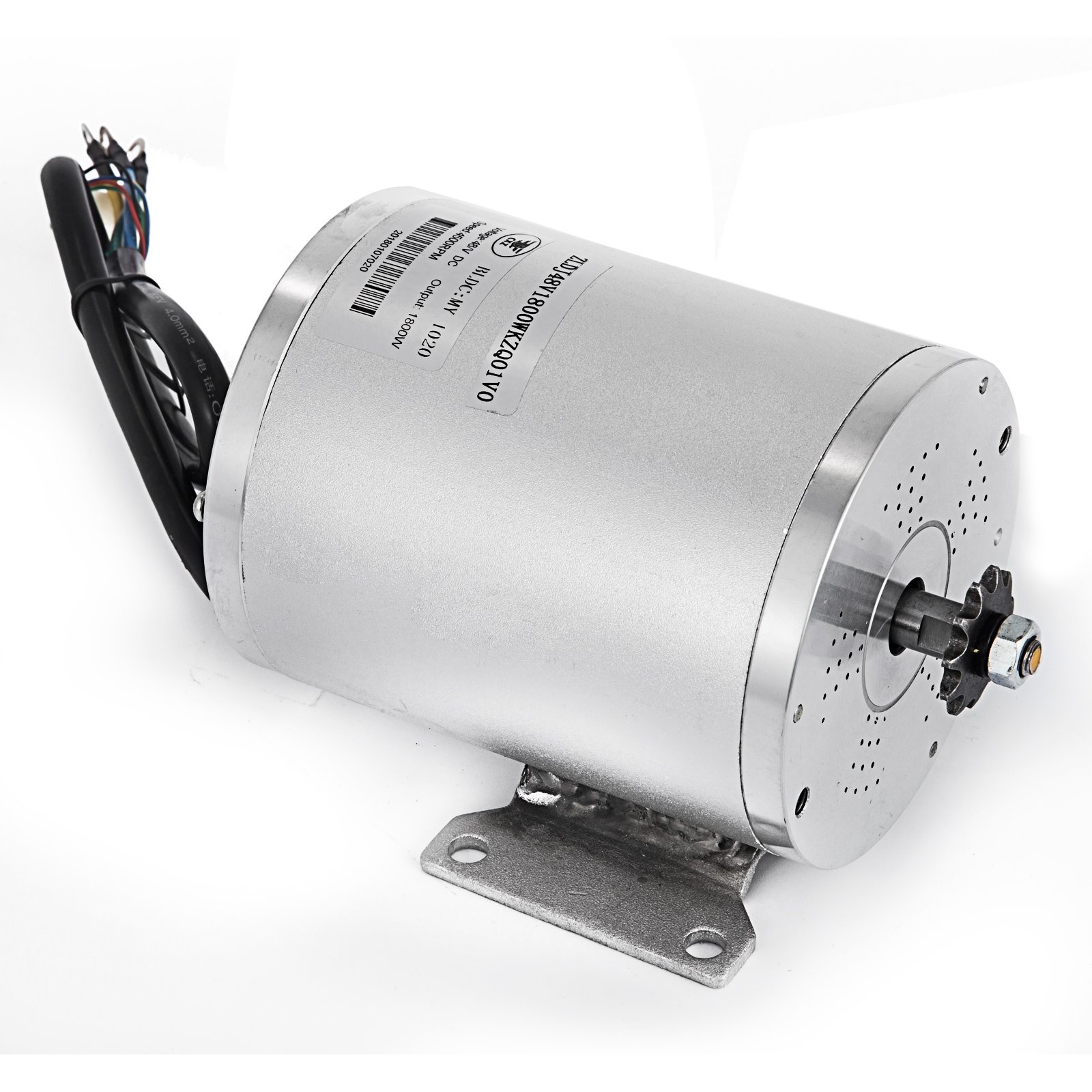 VEVOR 800-Watt Electric Brushless DC Motor Kit 48-Volt 4500