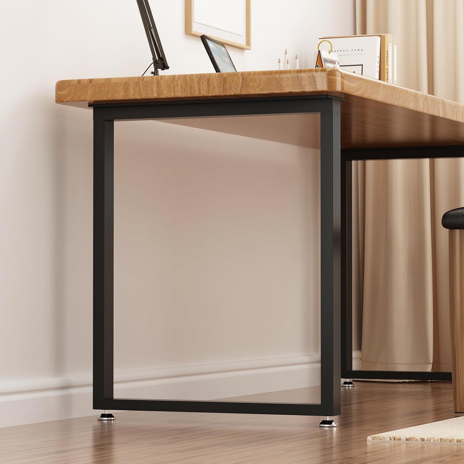 DR.IRON Metal Desk Legs - 28'H x 24'W Heavy Duty Square Metal Table ...