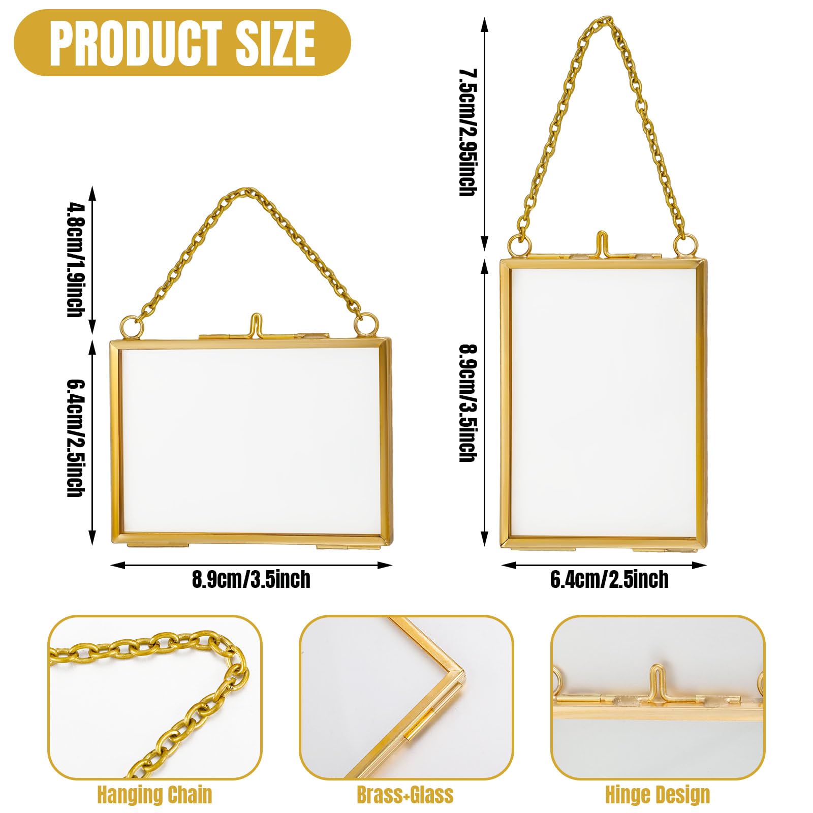 Snapklik.com : Kigley 12 Double Glass Frame For Pressed Flowers ...
