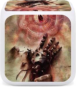 Amazon.co.jp: Alchemist Metal Alchemist Anime Digital Table Clock, LED ...