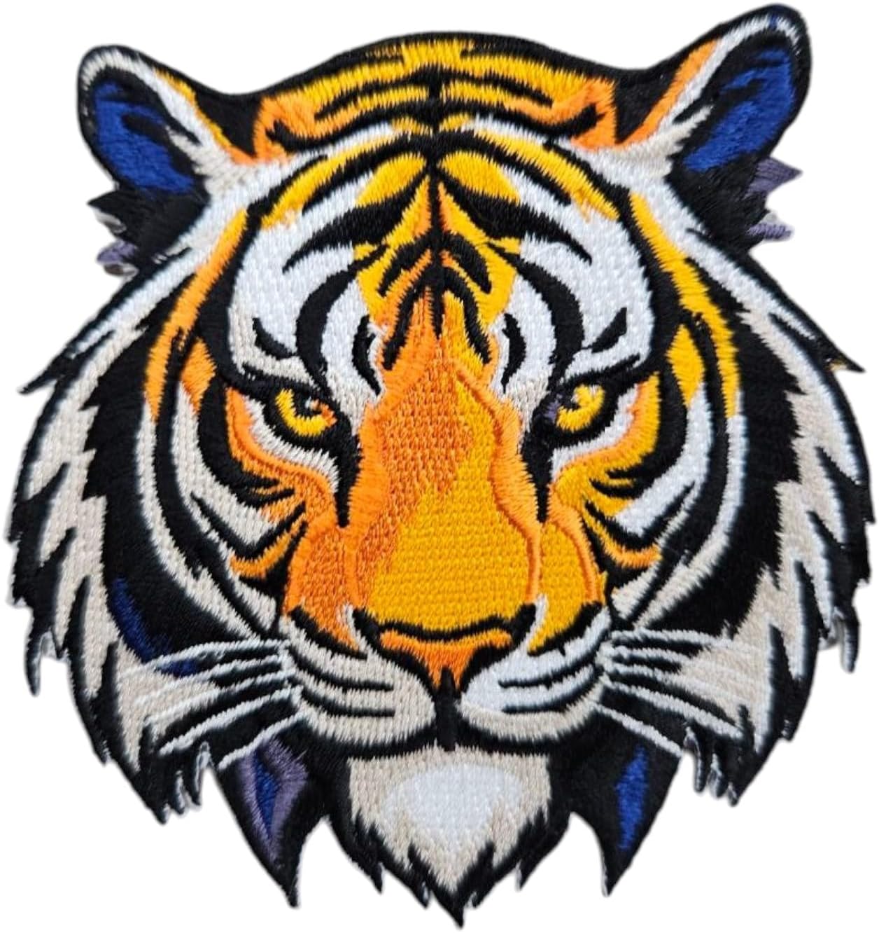 Amazon.com: 3.5" Embroidered Tiger Patch | Decorative Zoo Animal Tiger ...