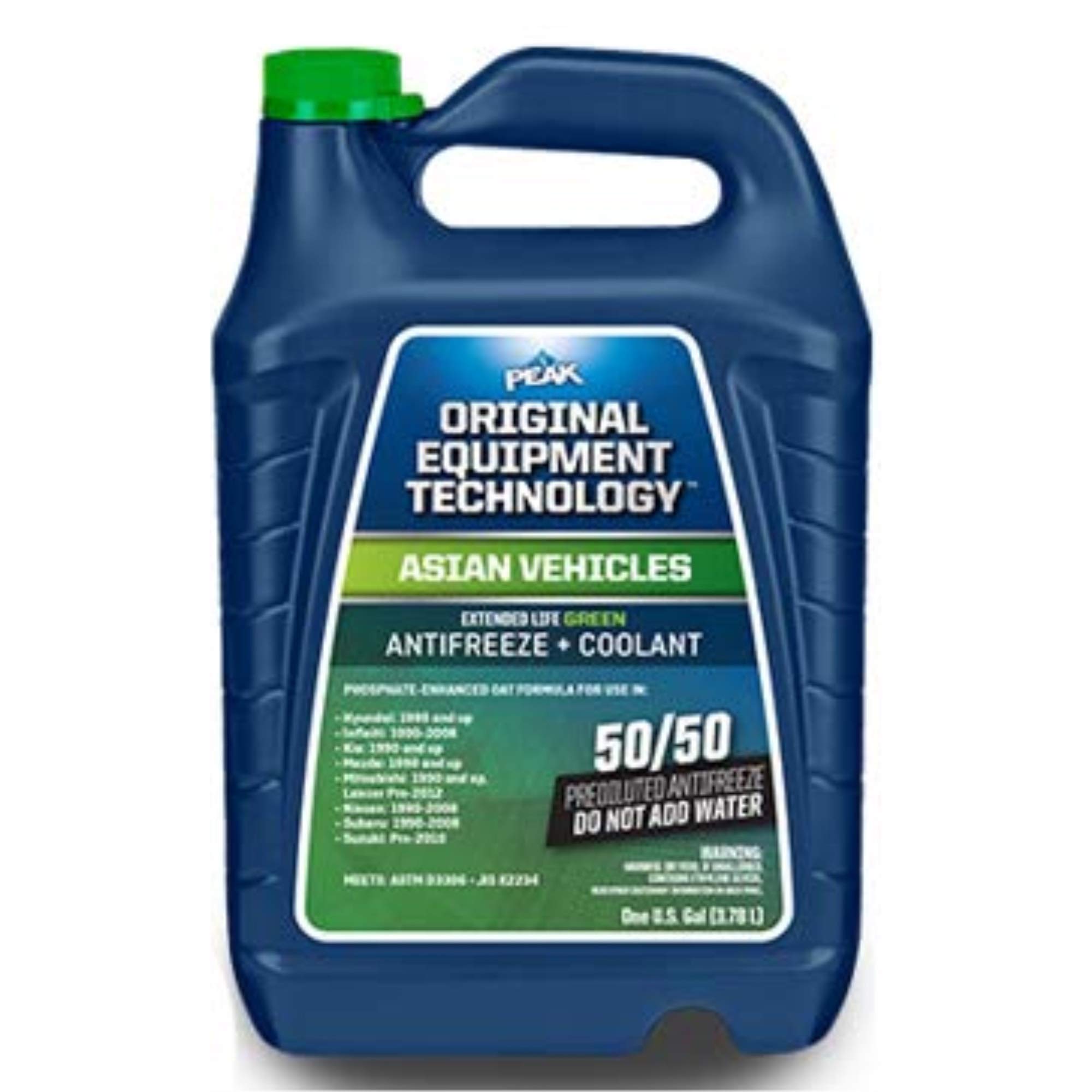 Peak Oem Asian Green 50/50 Antifreeze, Antifreezes & Coolants - Amazon ...