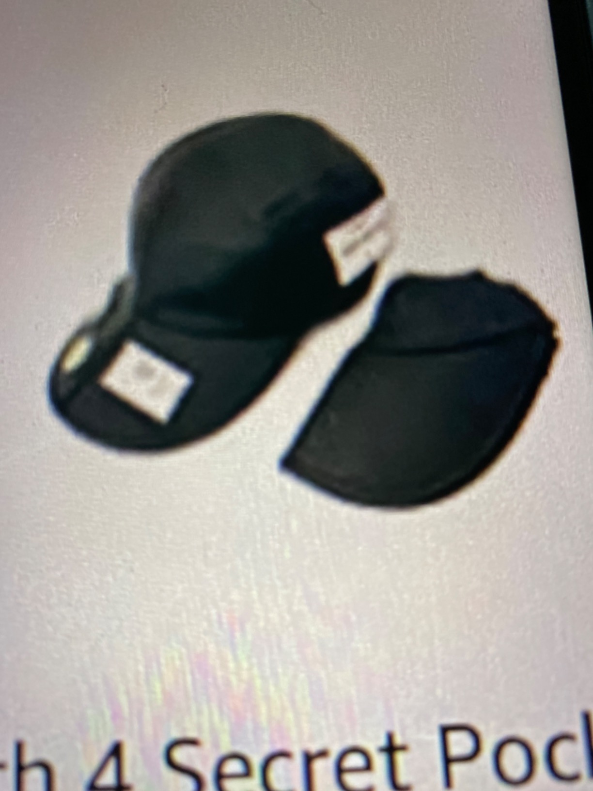 Folding Cap with 4 Secret Pockets for Cash and Keys at Amazon Men’s ...