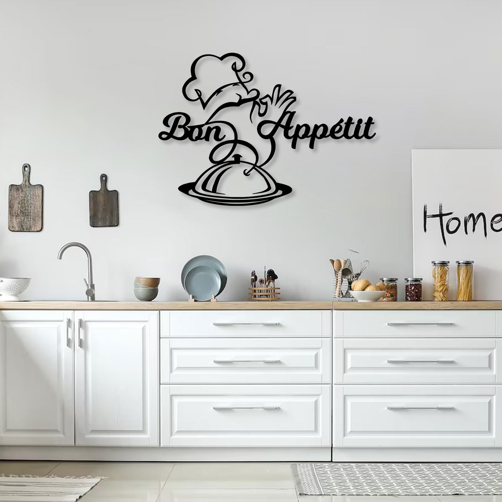 Bon Appetit Wall Decor Bon Appetit Hand Lettering Wall Art