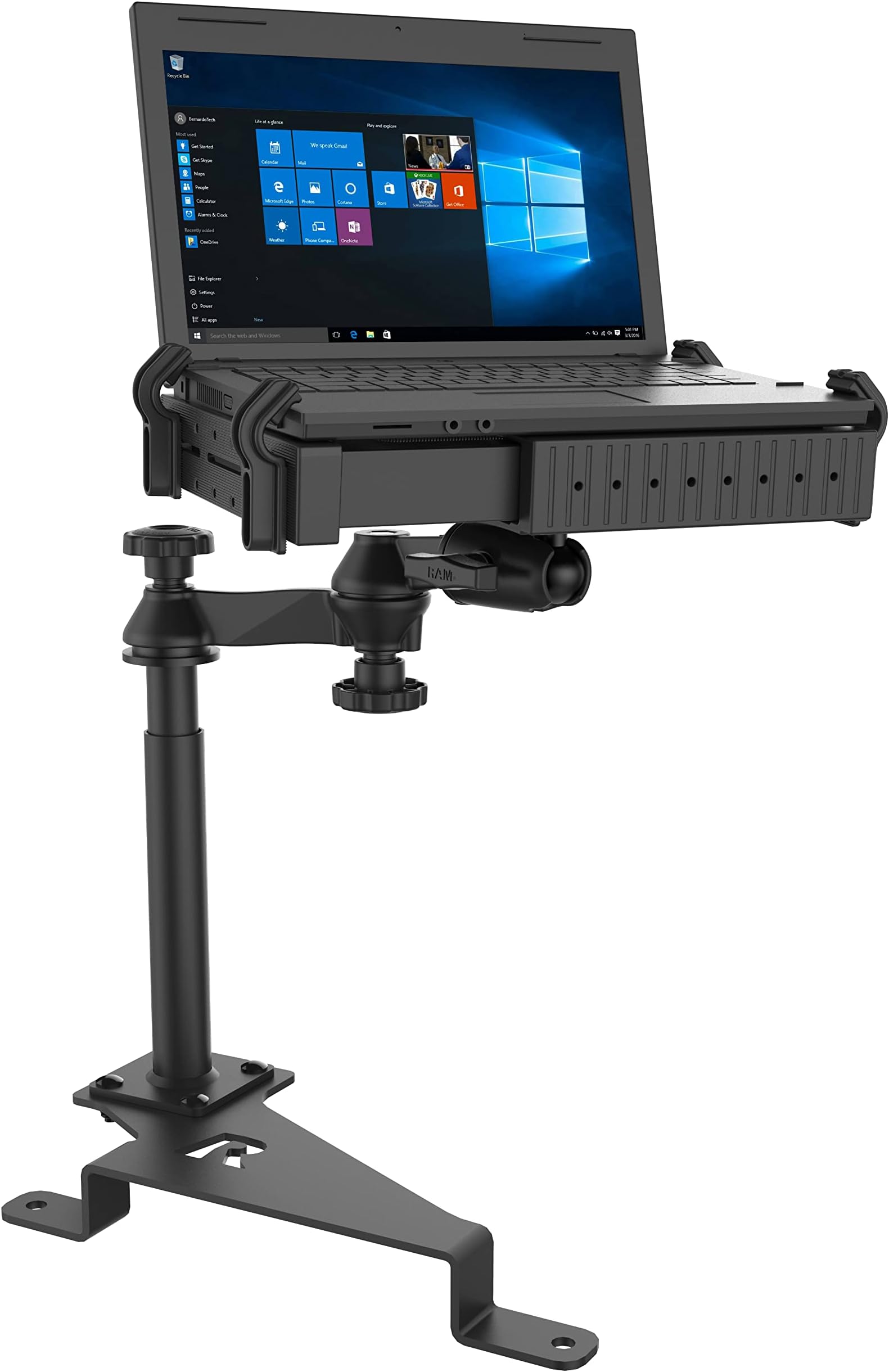 Amazon.com: RAM Mounts No-Drill Laptop Mount for '12-23 RAM 2500-5500 ...
