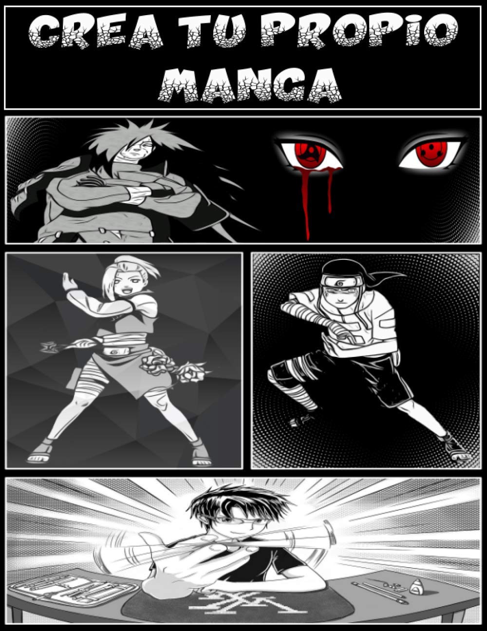 Crea Tu Propio Manga 120 Originales Plantillas En Blanco Para ...