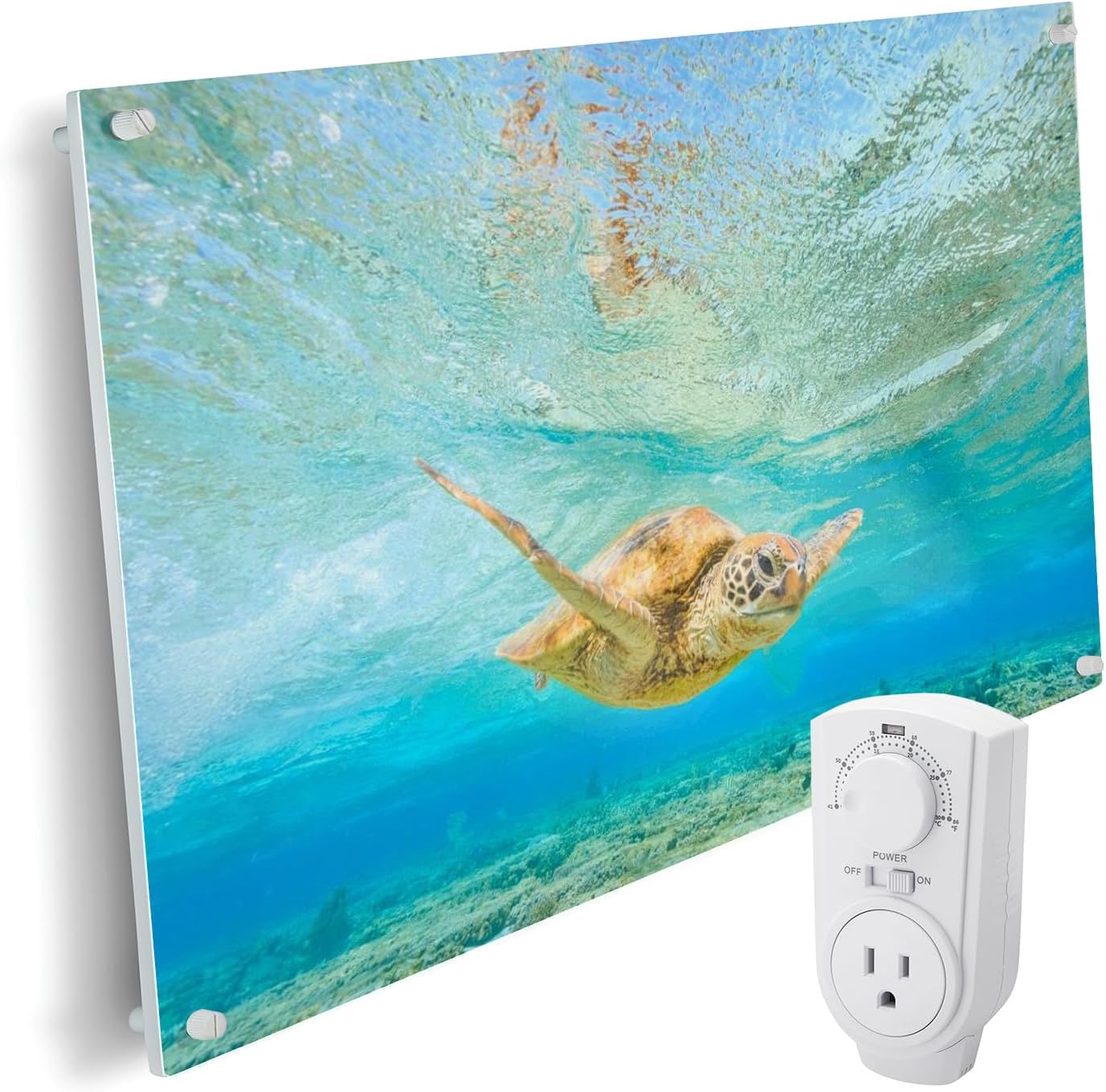 Amazon.com: EconoHome Wall Mount Space Heater Panel - with Thermostat ...