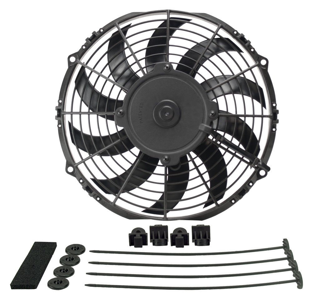 Amazon.com: Derale 16110 10" Diameter H.O. Extreme Electric Fan , Black ...