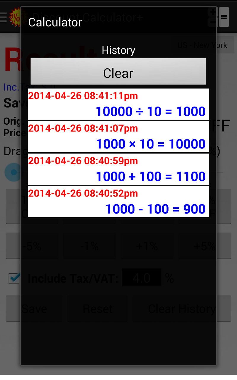 Discount Calculator+ - App on the Amazon Appstore