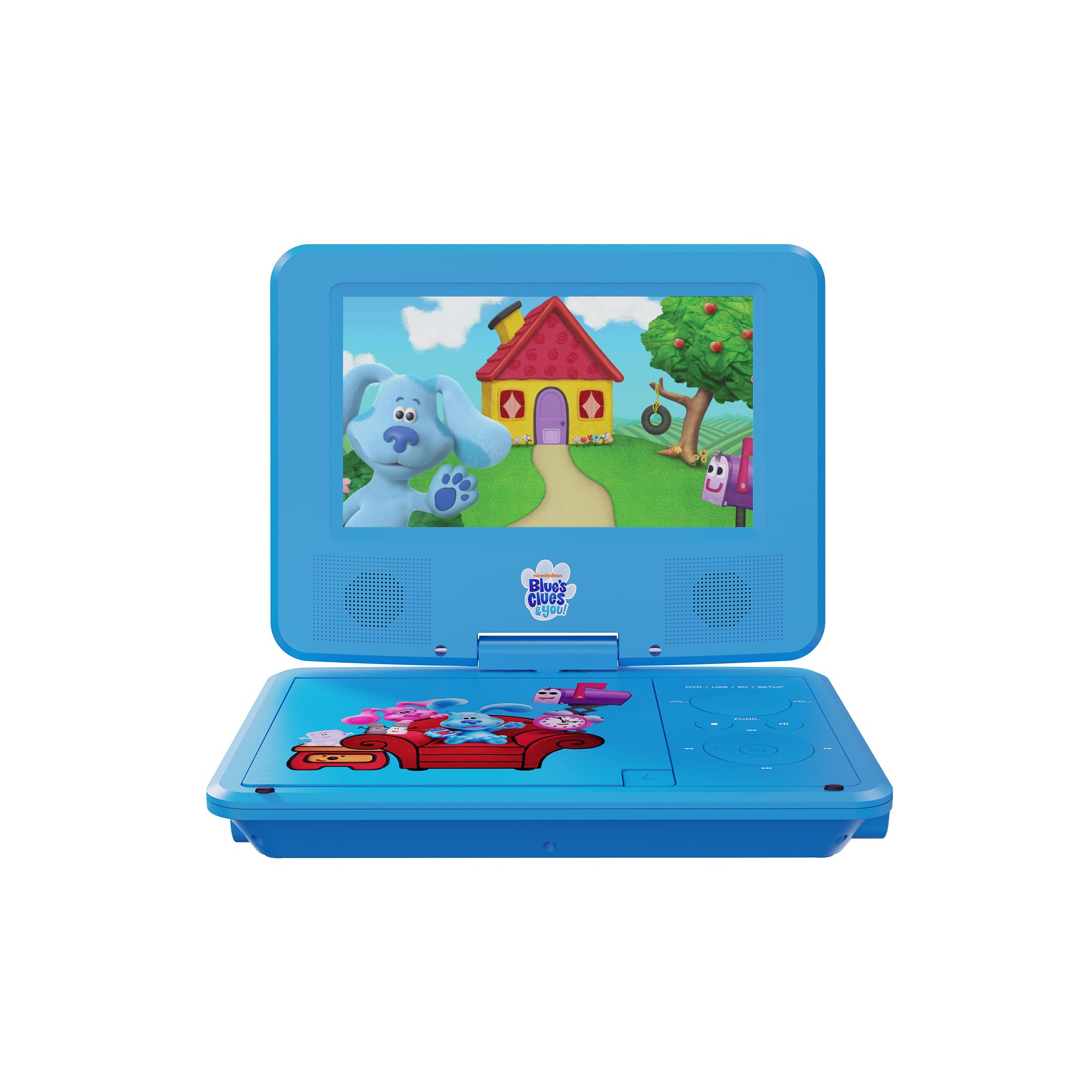 Amazon.com: Blue's Clues & You! 7'' Portable DVD Player for Kids with ...