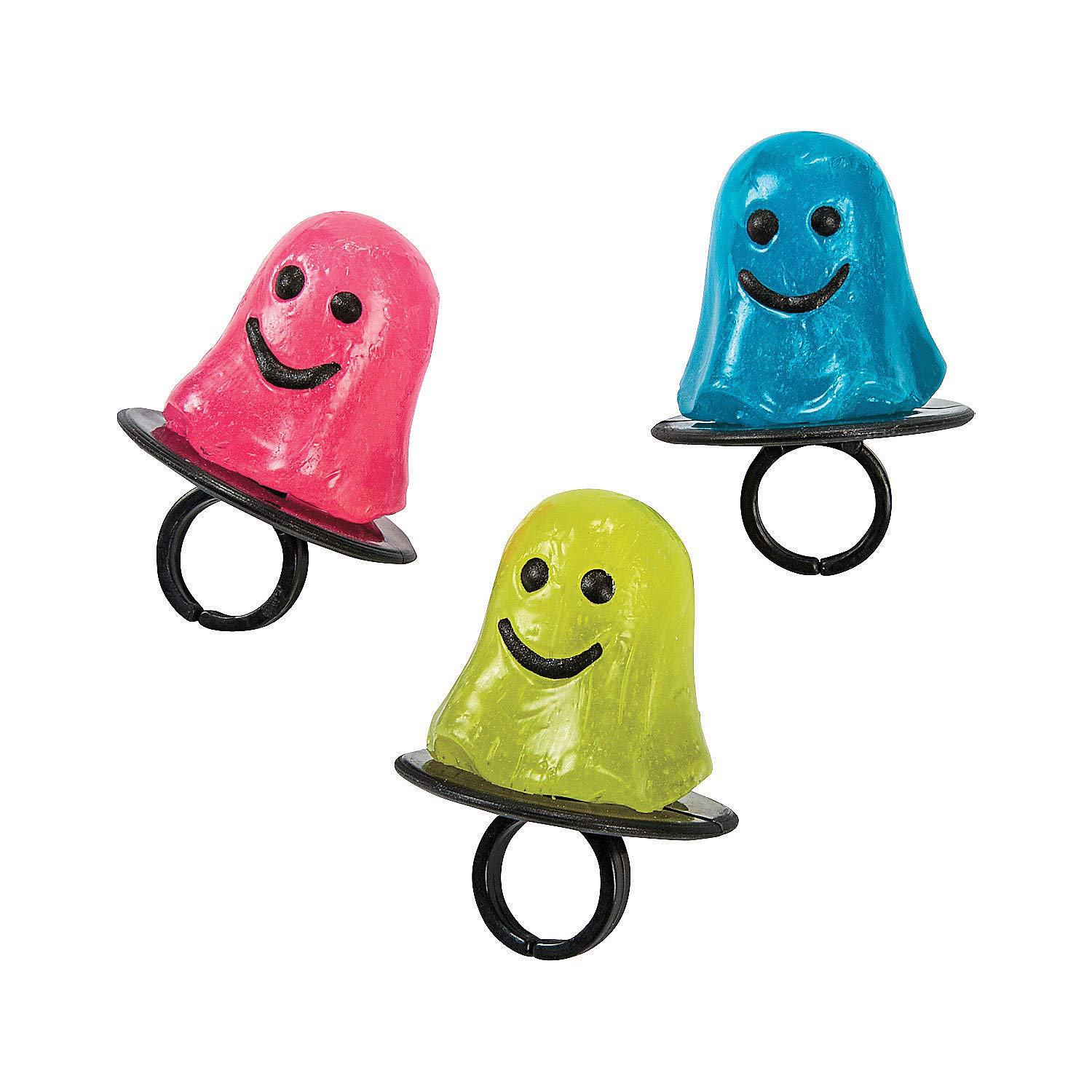 Snapklik.com : Fun Express Ghost Ring Pop Lollipops Halloween Candy ...