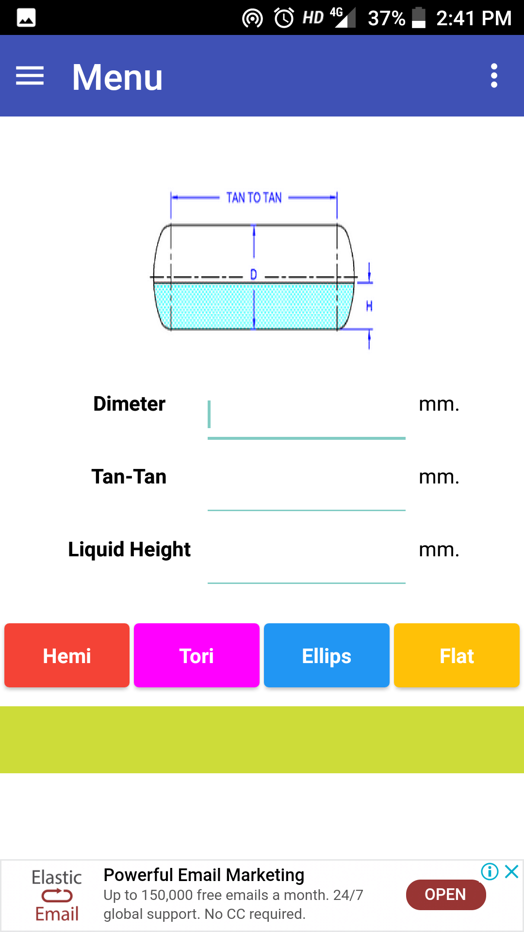 Partial Volume Calculator - App on Amazon Appstore