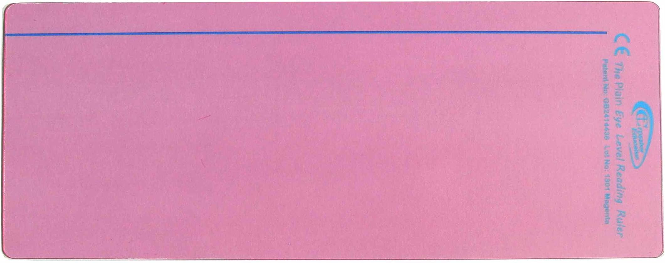 The Original Plain Window Reading Ruler Overlays - Magenta (Pack of 10 ...