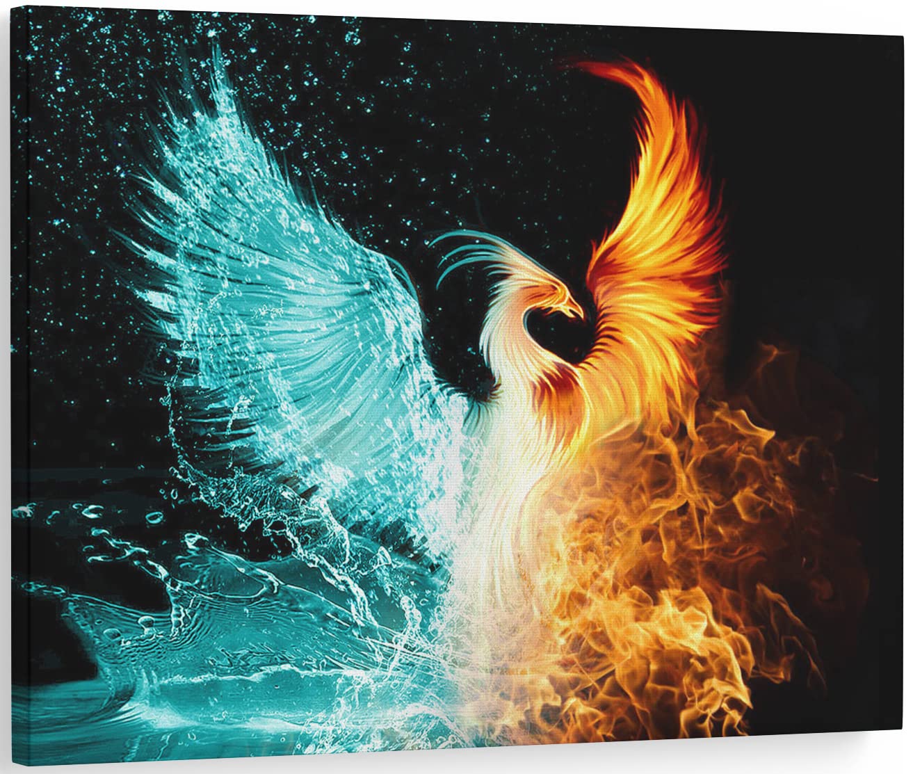 Phoenix Bird Wall Decor - 24x36 inch : Amazon.in: Home & Kitchen