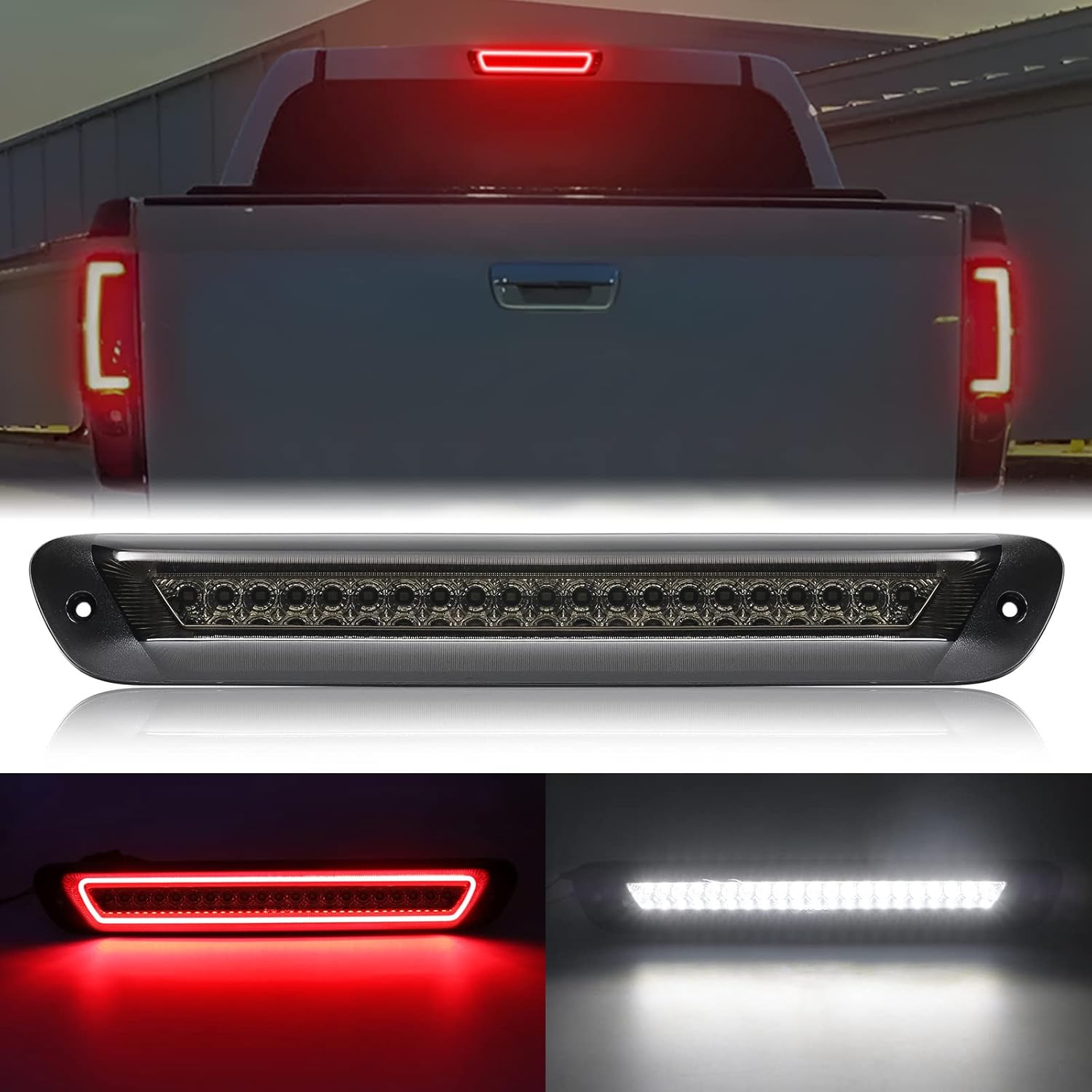 Amazon.com: R&F Auto LED High Mount Brake Light Replacement for ...