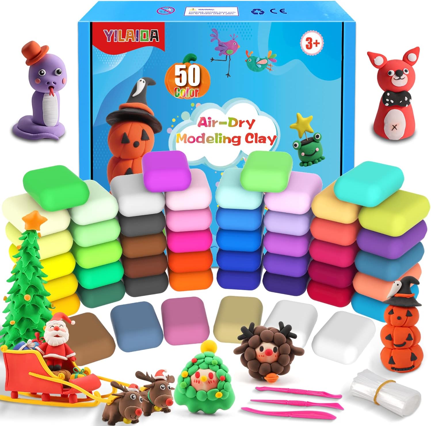 Crayola Air Dry Clay, Natural White Modeling Clay, 5 Lb Bucket : Amazon ...