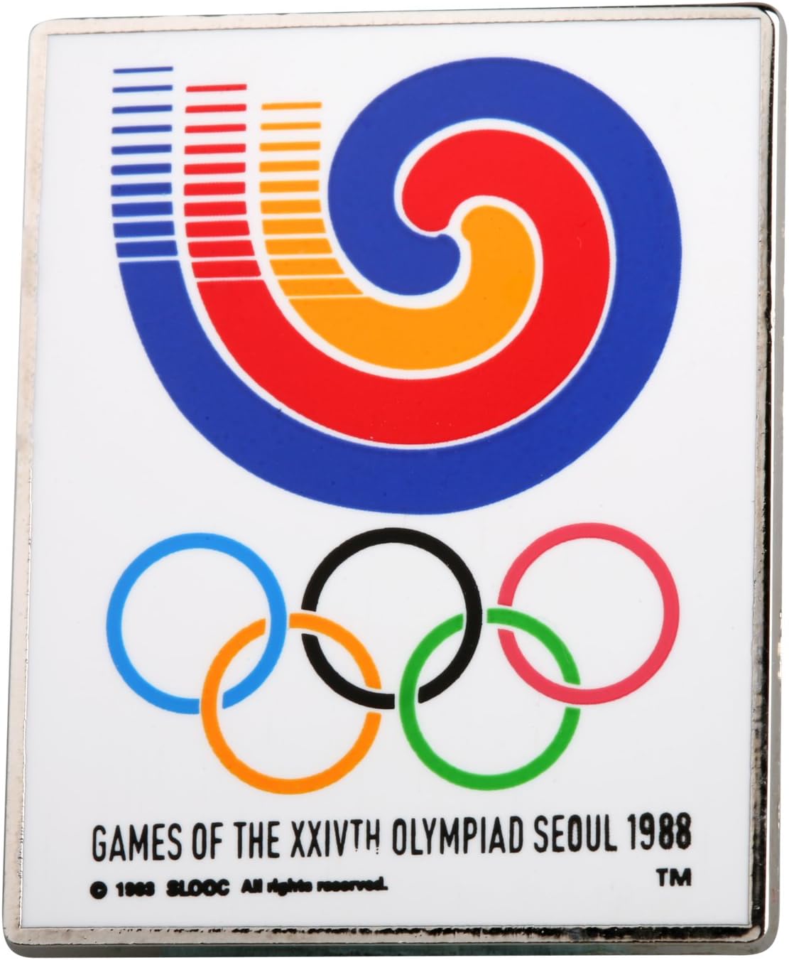 Amazon.com: Olympic Logo Pin Badge - Seoul 1988 : Sports & Outdoors