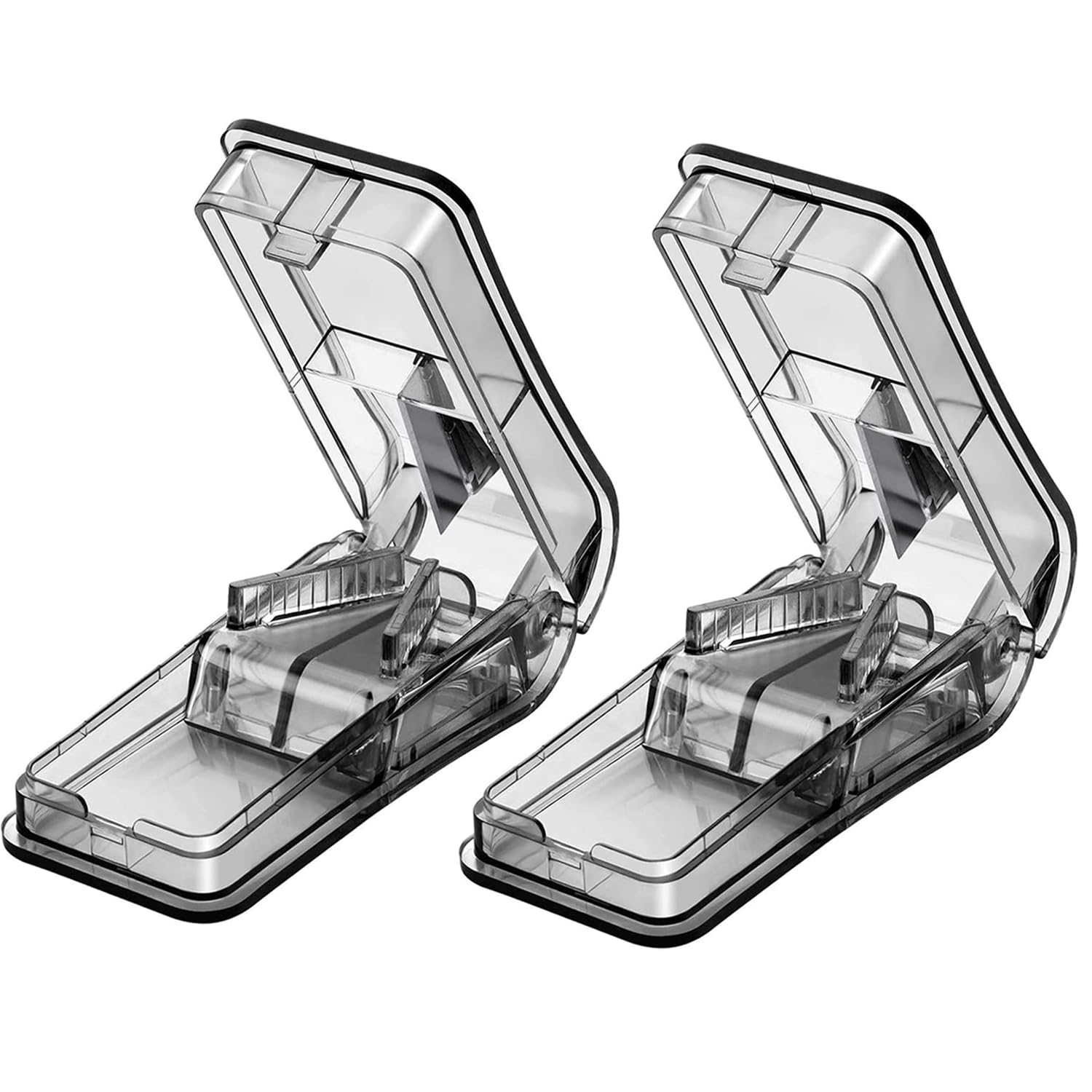 Pill Cutter for Small Pills,Tablet Splitter with Blade Guard, Safety ...