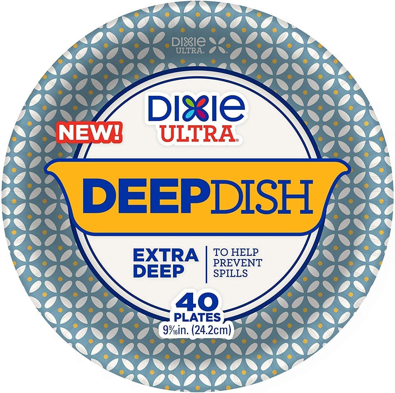 Amazon.com: Dixie Ultra Heavy Duty Disposable Paper DEEP Dish Plates ...