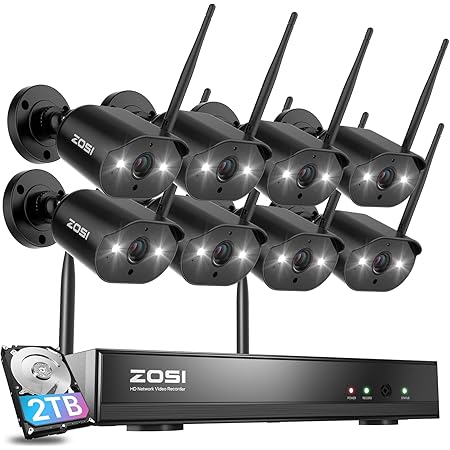 Amazon.com : Wireless Security Camera System, Firstrend 8CH NVR System ...