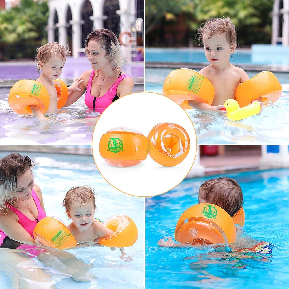 Buy Free Swimming Baby Inflatable Swim Arm Bands Floatation Sleeves ...