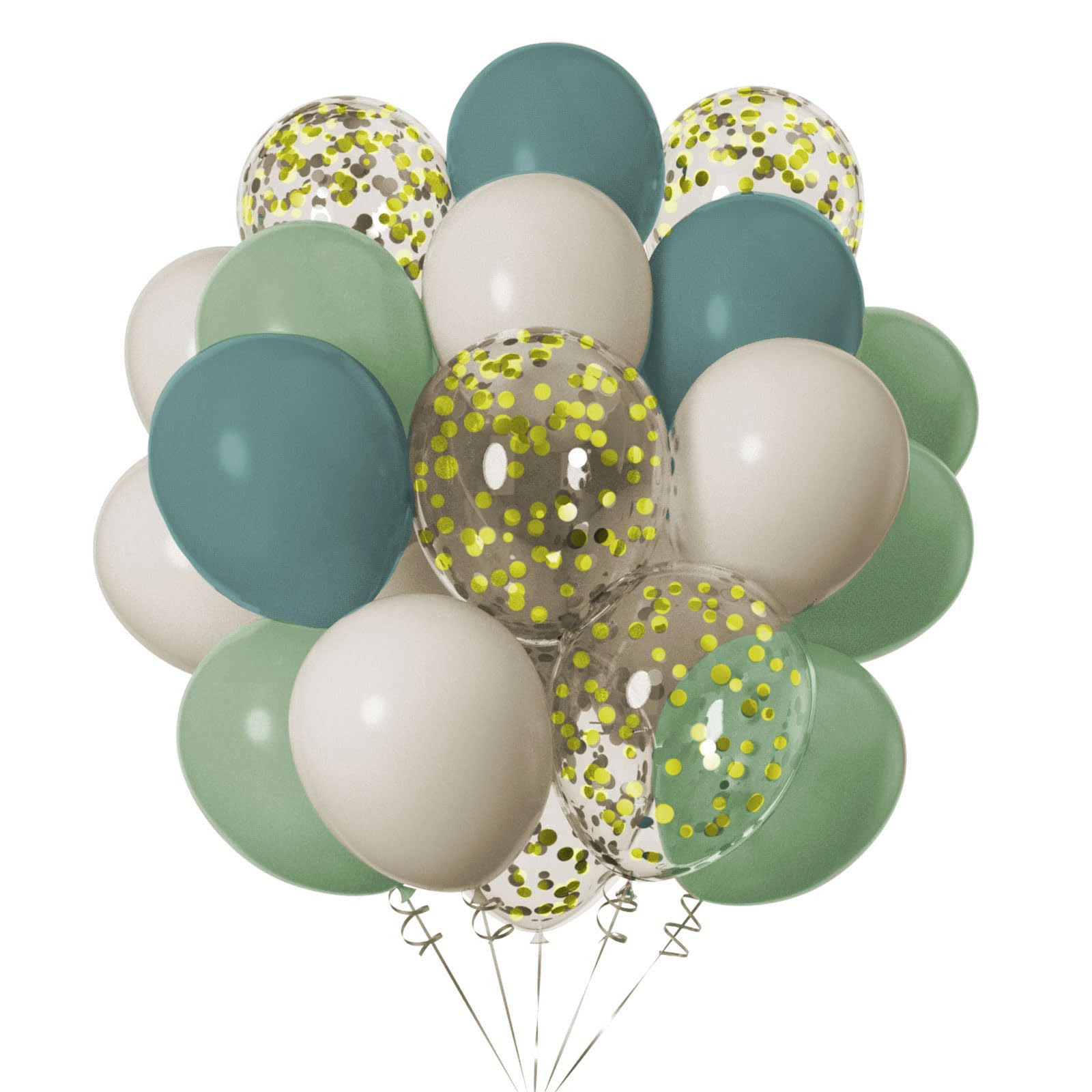 Amazon.com: Dusty green blue balloons,Sage Green Haze Blue Balloons ...