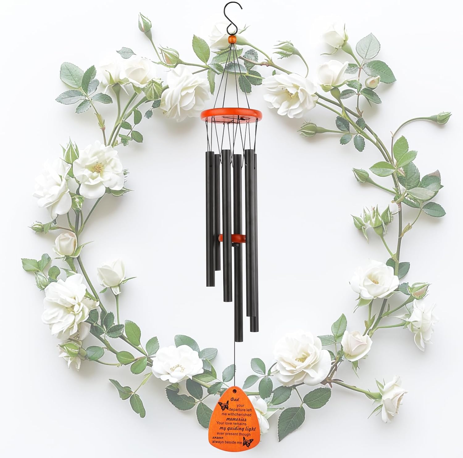 Amazon.com : CIVJET Memorial Wind Chime, 25.5" Unique Sympathy Gifts ...