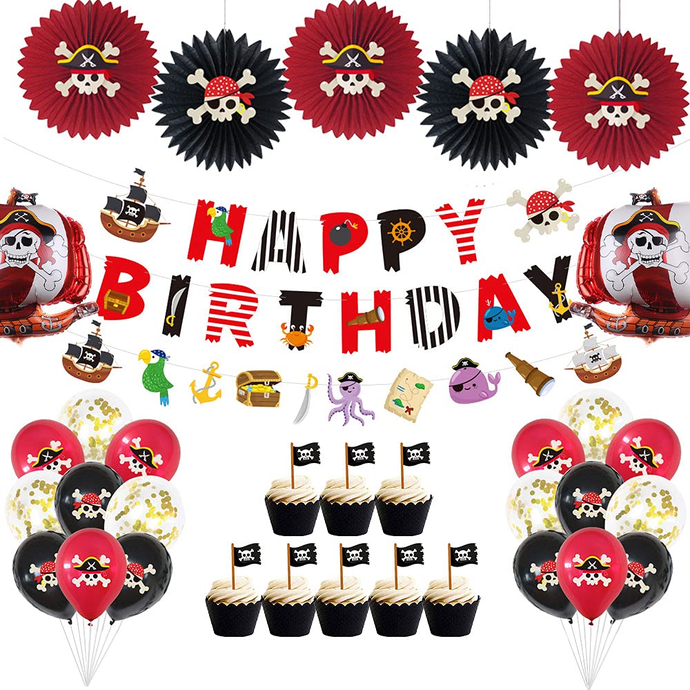 Buy JeVenis 40 PCS Pirate Birthday Decoration Pirate Party Decoration Buy JeVenis 40 PCS Pirate Birthday Decoration Pirate Party Decoration