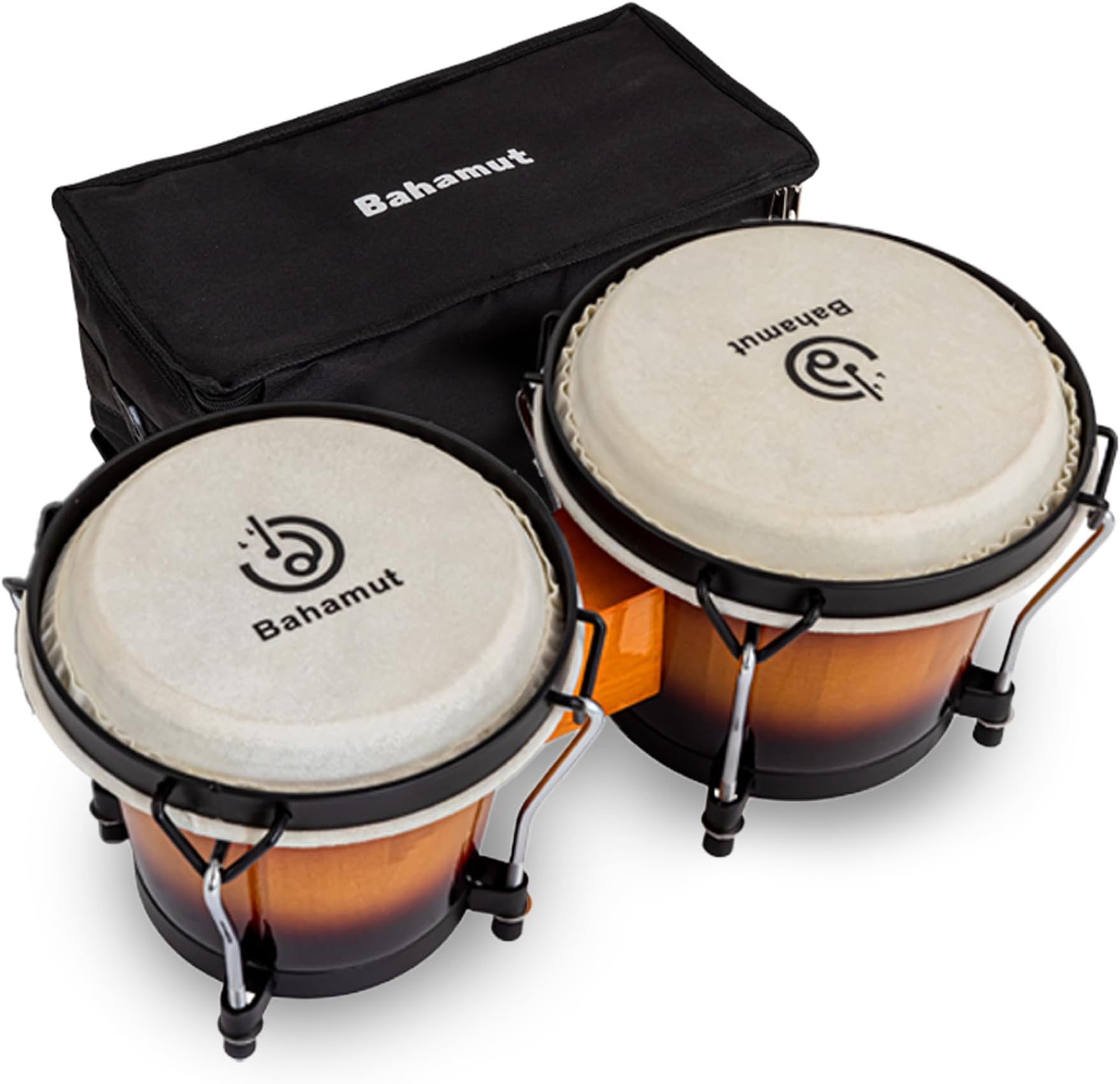 Amazon.com: Latin Percussion Matador Puerto Rican Heritage Wood Bongos ...