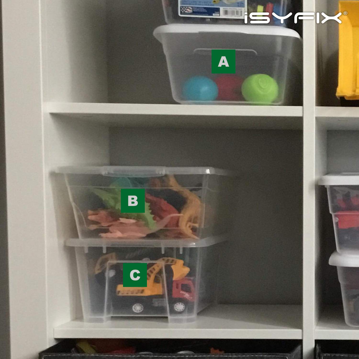 Snapklik.com : iSYFIX Letters Vinyl Stickers - A To Z, 1-inch, 4 Sets ...