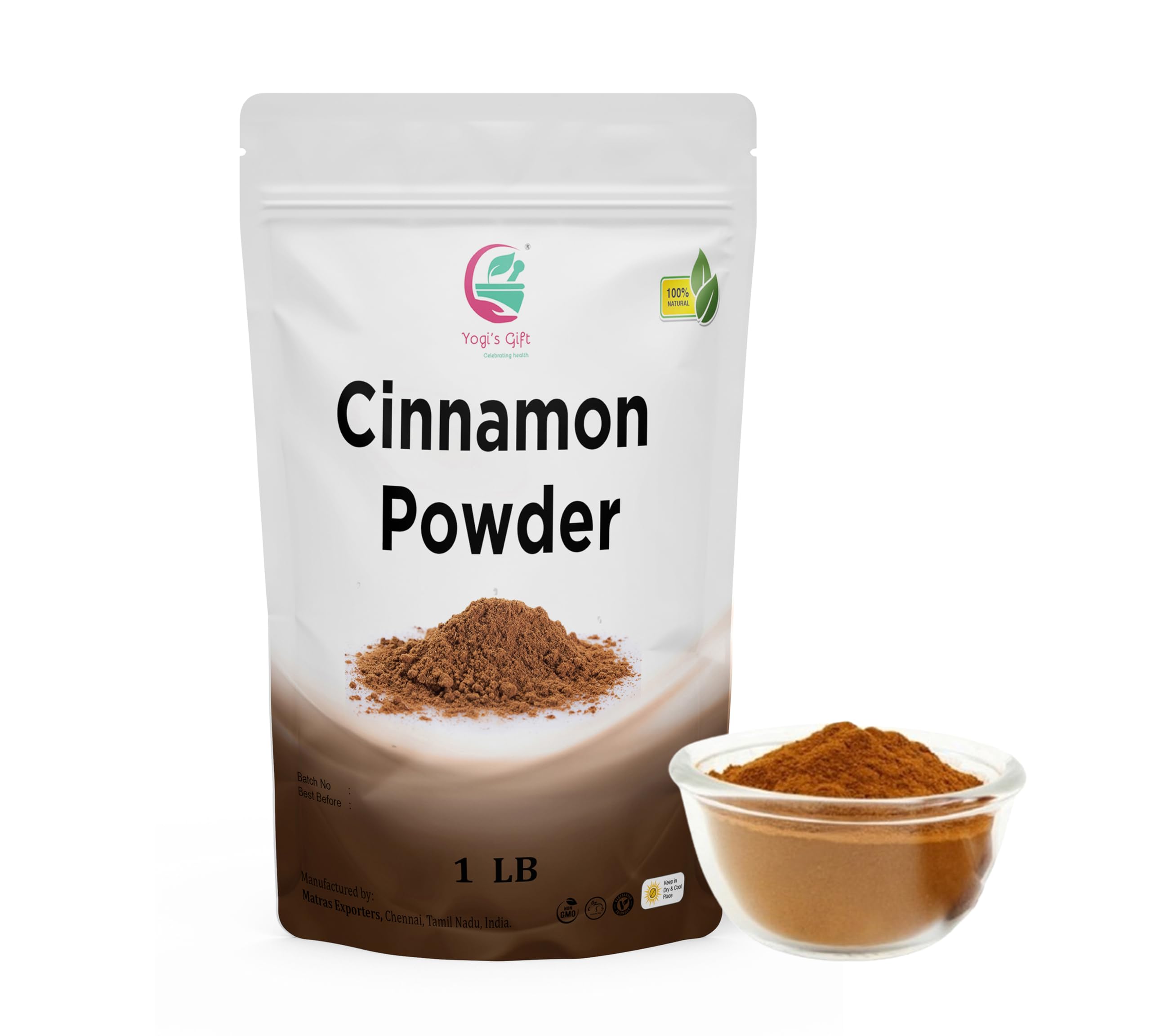 Amazon.com : Cinnamon Powder 1 LB | Ground Cinnamon for Coffee, Tea ...