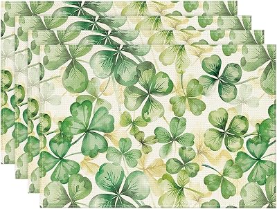 Amazon.com: AnyDesign 50 Pack Greenery Paper Place Mats Watercolor ...
