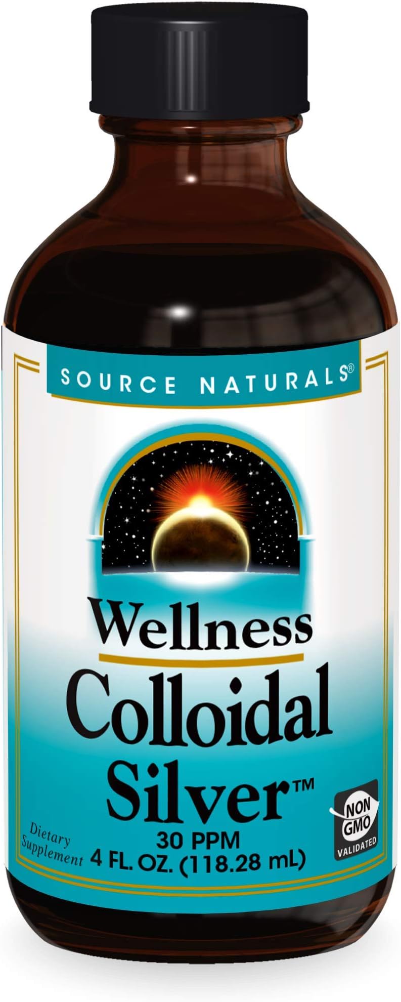 Amazon.com: Source Naturals Wellness Colloidal Silver 30 ppm, Supports ...