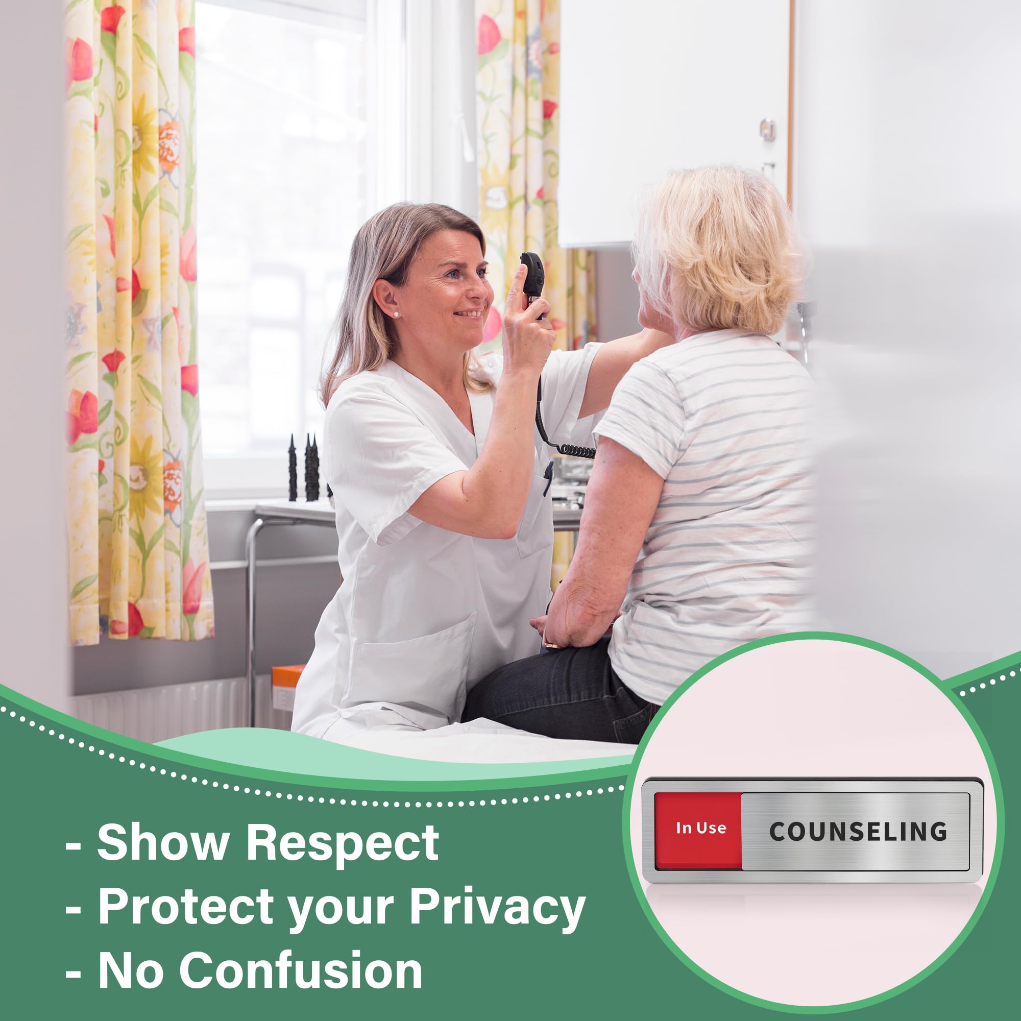 Snapklik.com : Counseling Room Door Sign