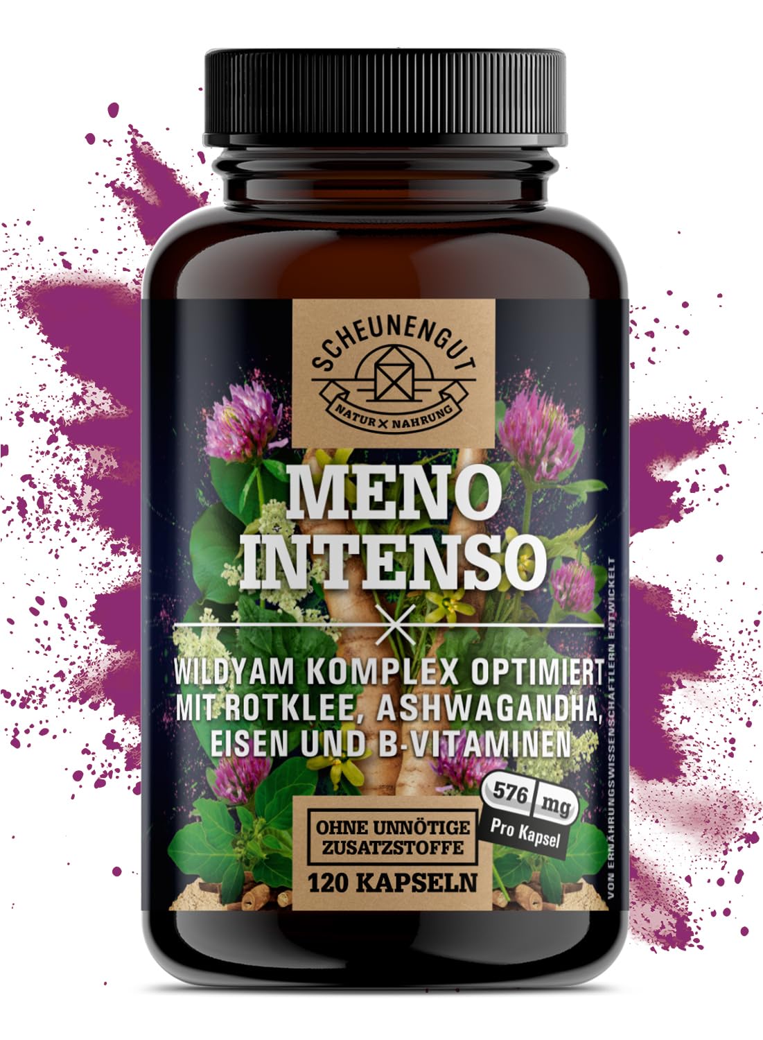 MENO INTENSO® Wechseljahre Komplex +500mg Yamswurzel - WICHTIG ...