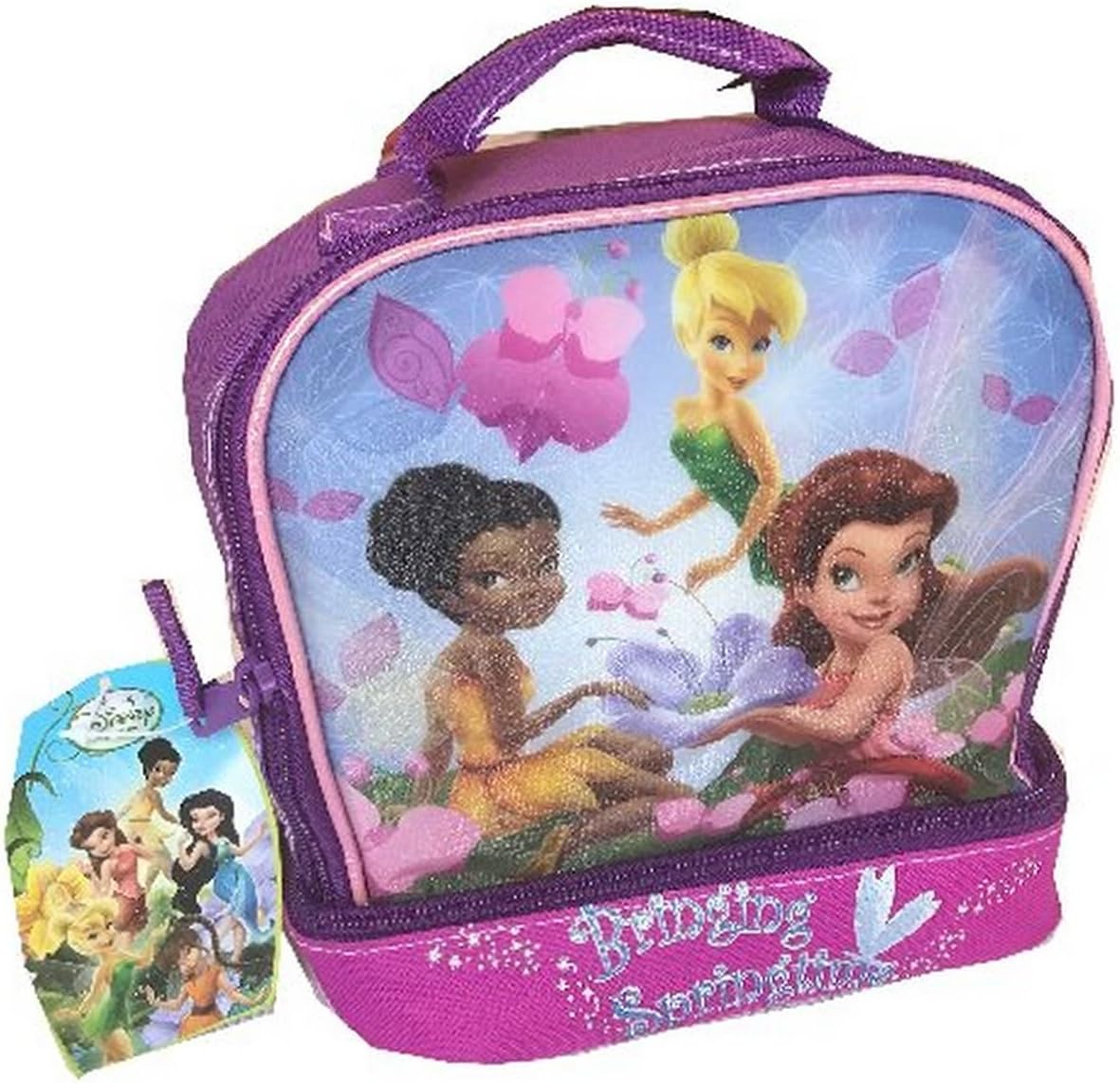 Amazon.com: Disney Tinkerbell and Fairies Lunchbox Dual Compartment ...