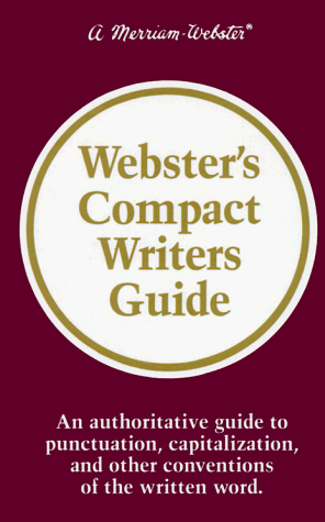 Amazon.co.jp: Webster's Compact Writers Guide : Merriam-Webster ...
