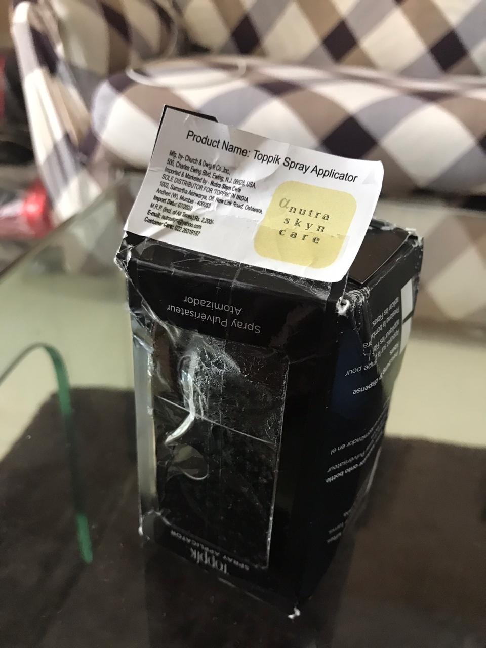 Toppik Spray Applicator Pump For Thinning Hair and Baldness, Hair Fiber ...