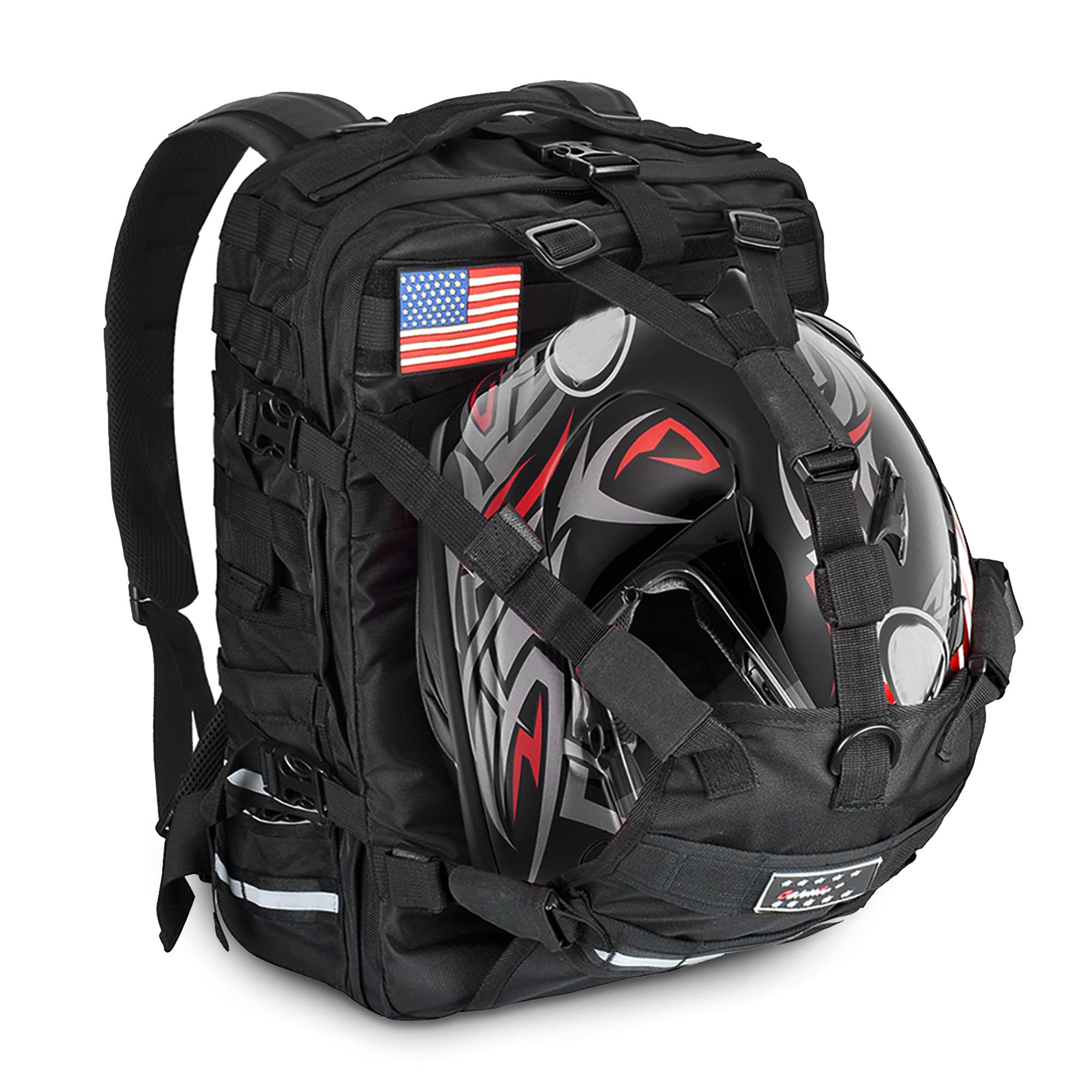 Amazon.com: Goldfire Helmet Backpack for Motorcycle Riding Cycling ...
