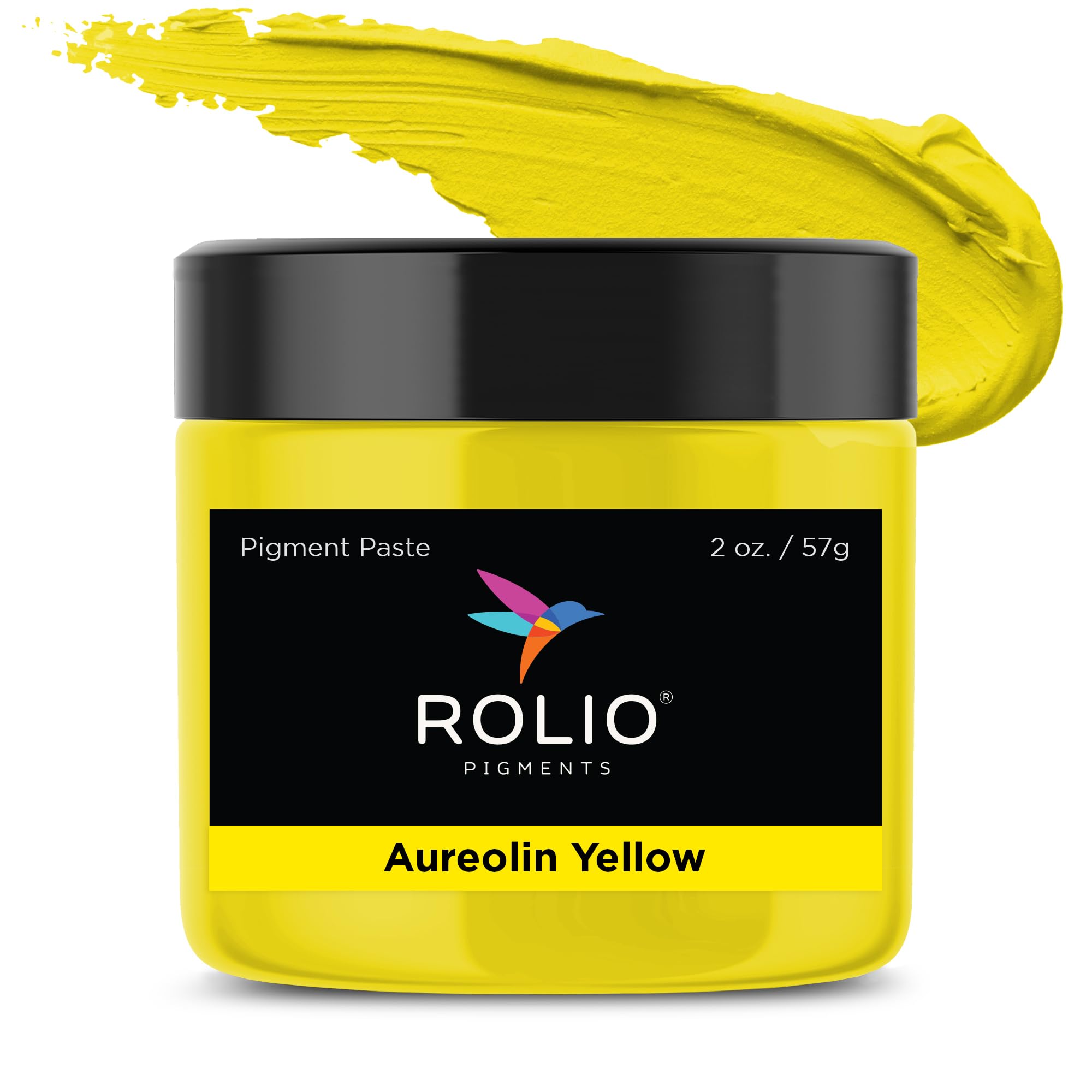 Amazon.com: Rolio Pigment Paste Set, Aureolin Yellow, 2oz Jar - for ...