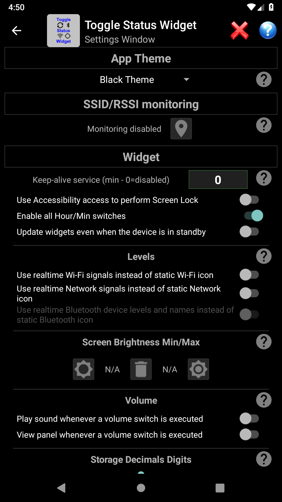 Toggle Status Widget - App on Amazon Appstore
