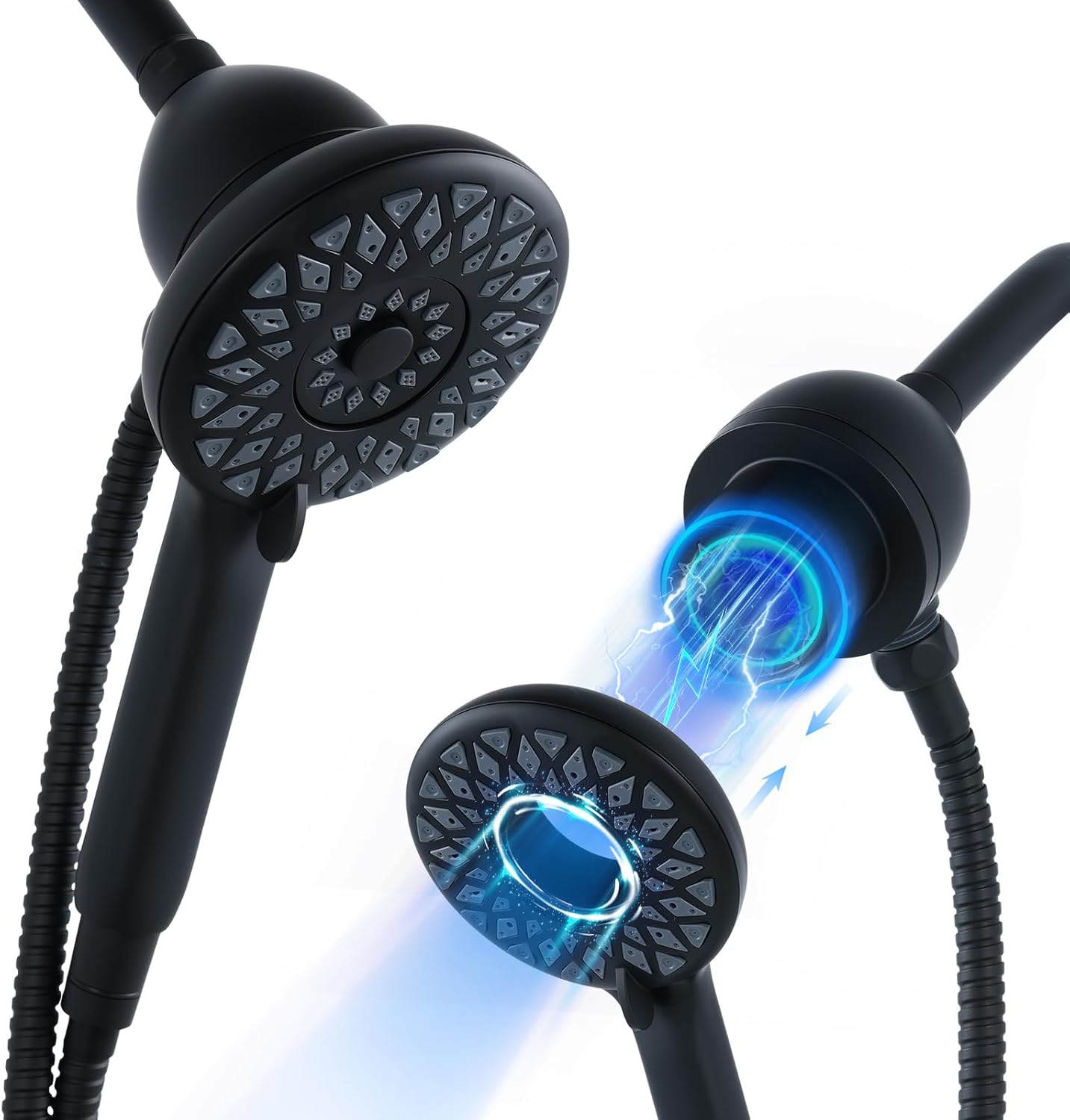 VXV Upgraded Magnetic Shower Head with Handheld,High Pressure 6 Spray ...