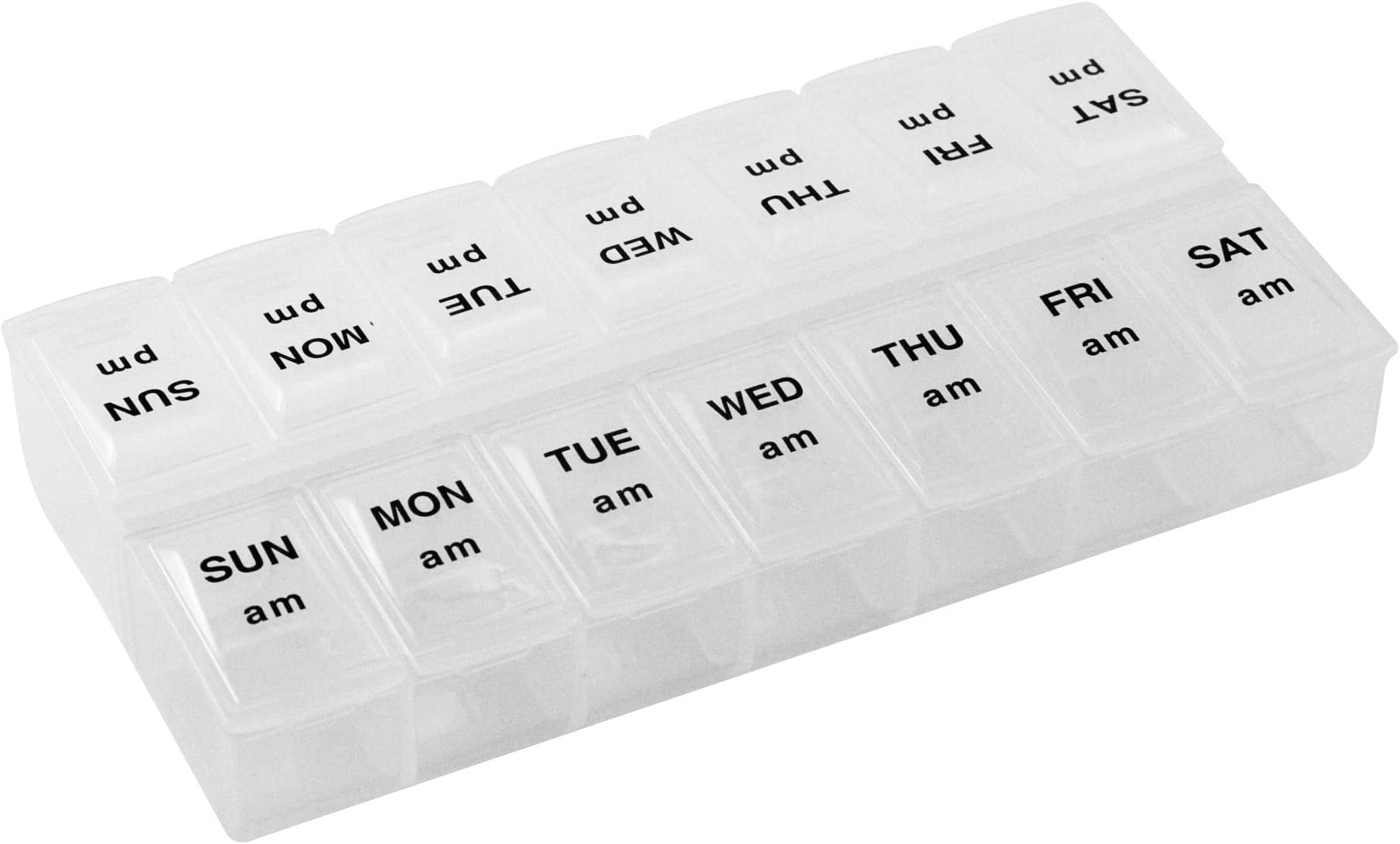 Amazon.com: Apex Twice-A-Day Economy Weekly Pill Organizer, Weekly Pill ...