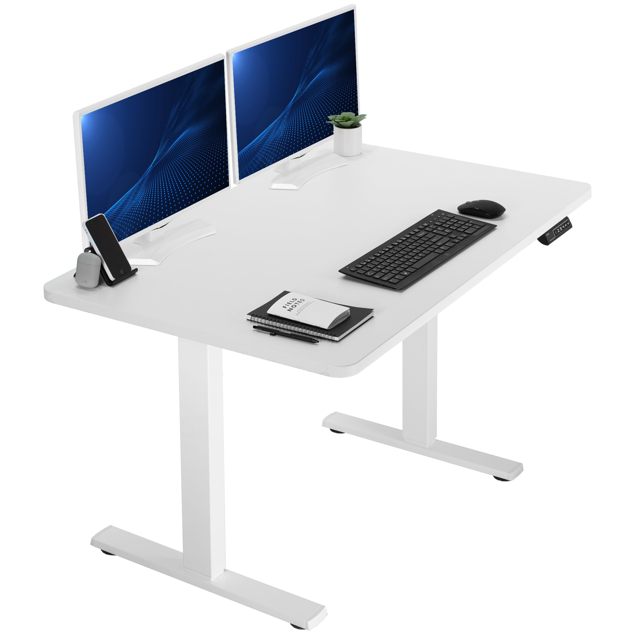Snapklik.com : Electric 48 X 30 In Standing Desk, Memory Height ...