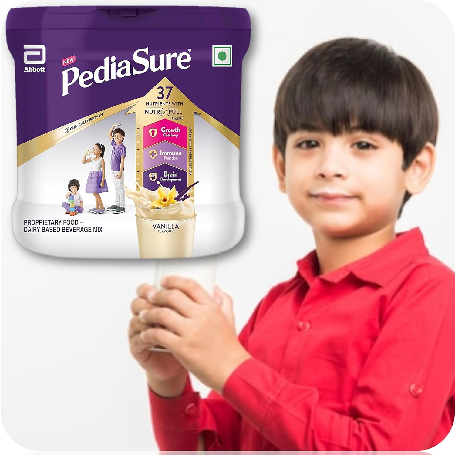 Pediasure Nutritional Drink Powder Vanila 200g, Complete, Balanced ...