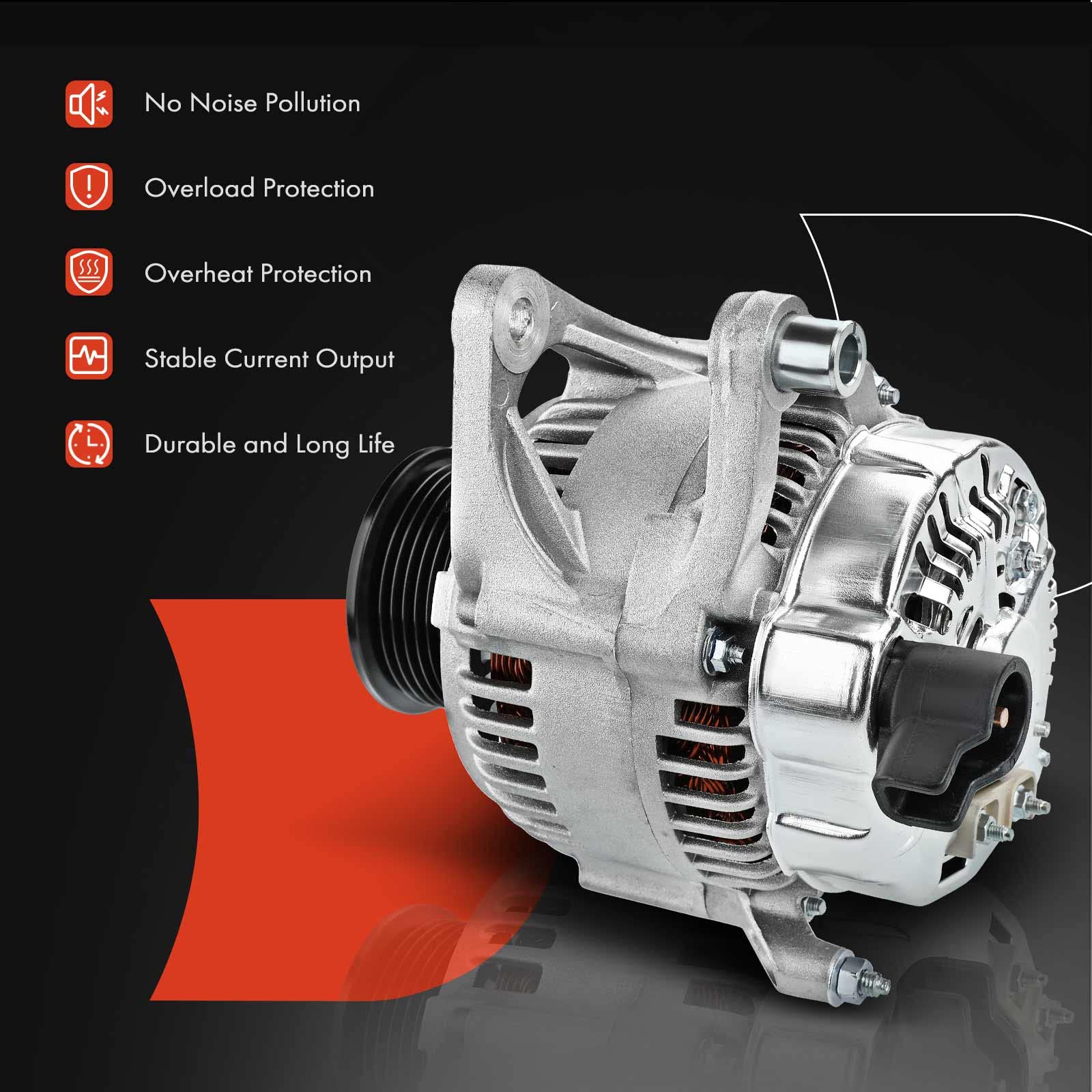 A-Premium Alternator Compatible with Dodge Ram 1500 2500 3500 4000 ...
